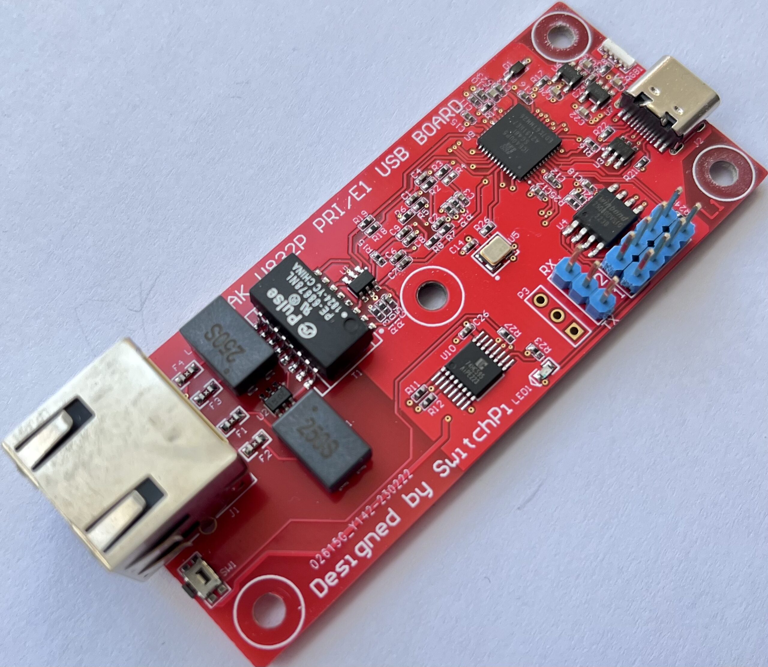 OAK USB-PRI/E1 ISDN PRI board – SwitchPi